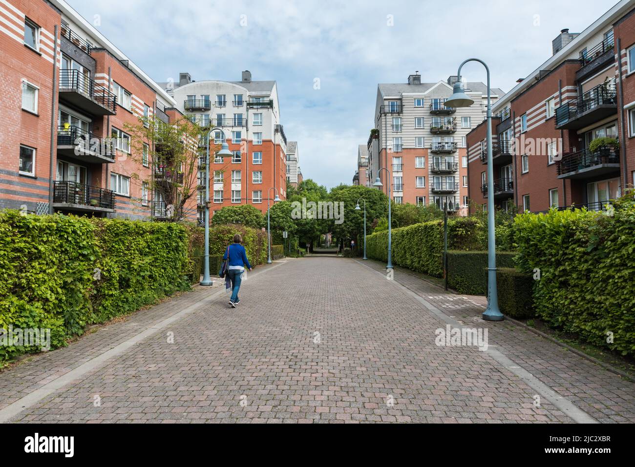 Jette, brussels Capital Region - Belgium - 05 05 2020 View over the ...