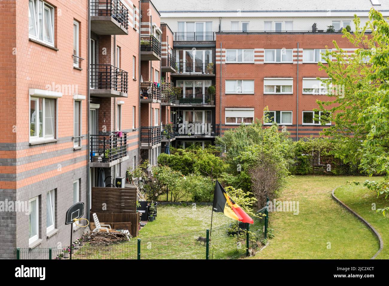 Jette, brussels Capital Region - Belgium - 05 05 2020 View over the ...