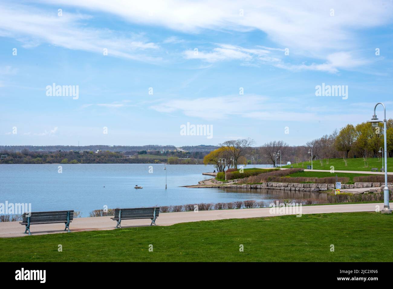 Bayfront Park tourism in Hamilton Ontario Canada Stock Photo - Alamy