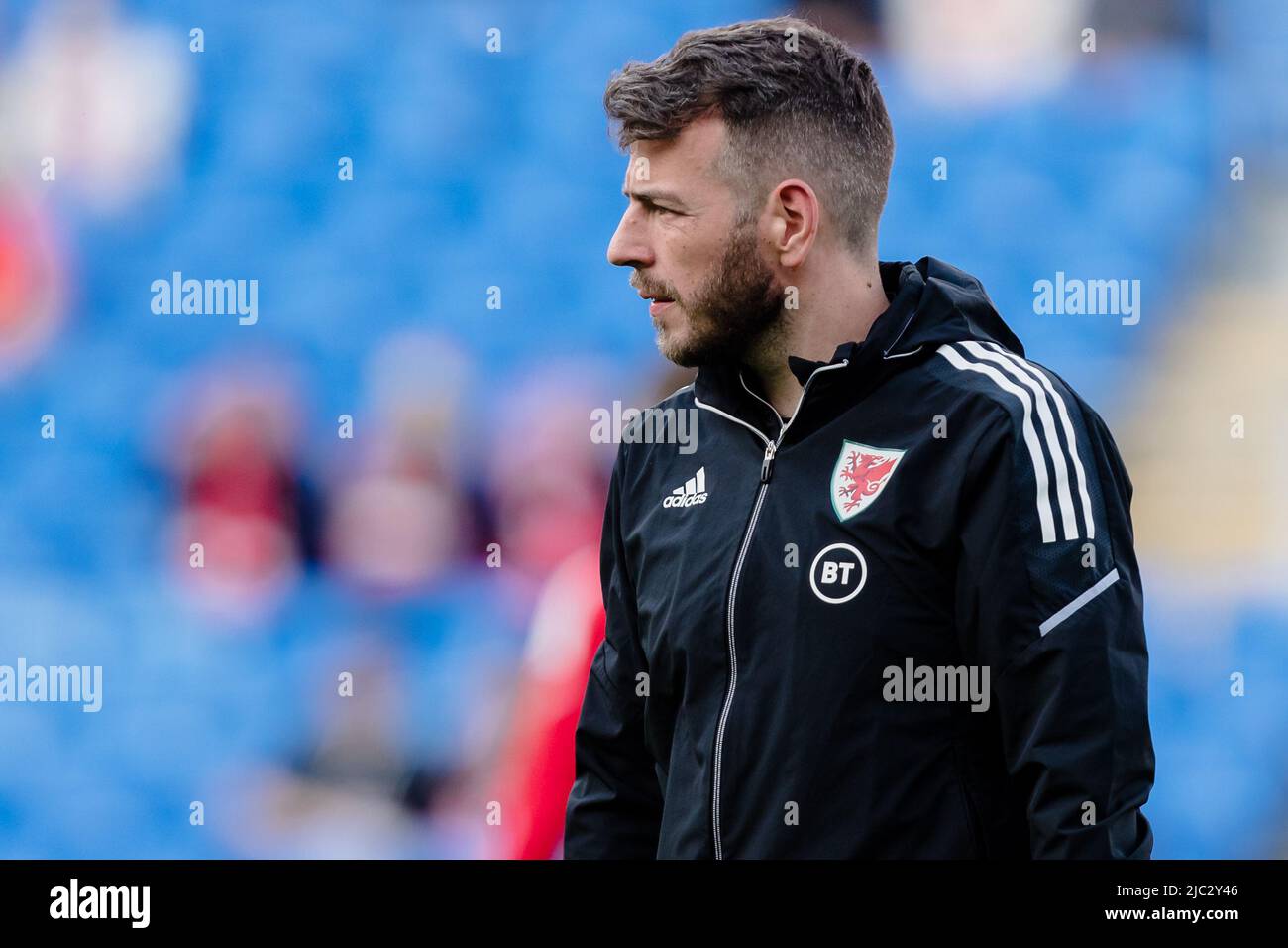 CARDIFF, WALES - 08 JUNE 2022: Wales’ Sports Science Ronan Kavanagh ...