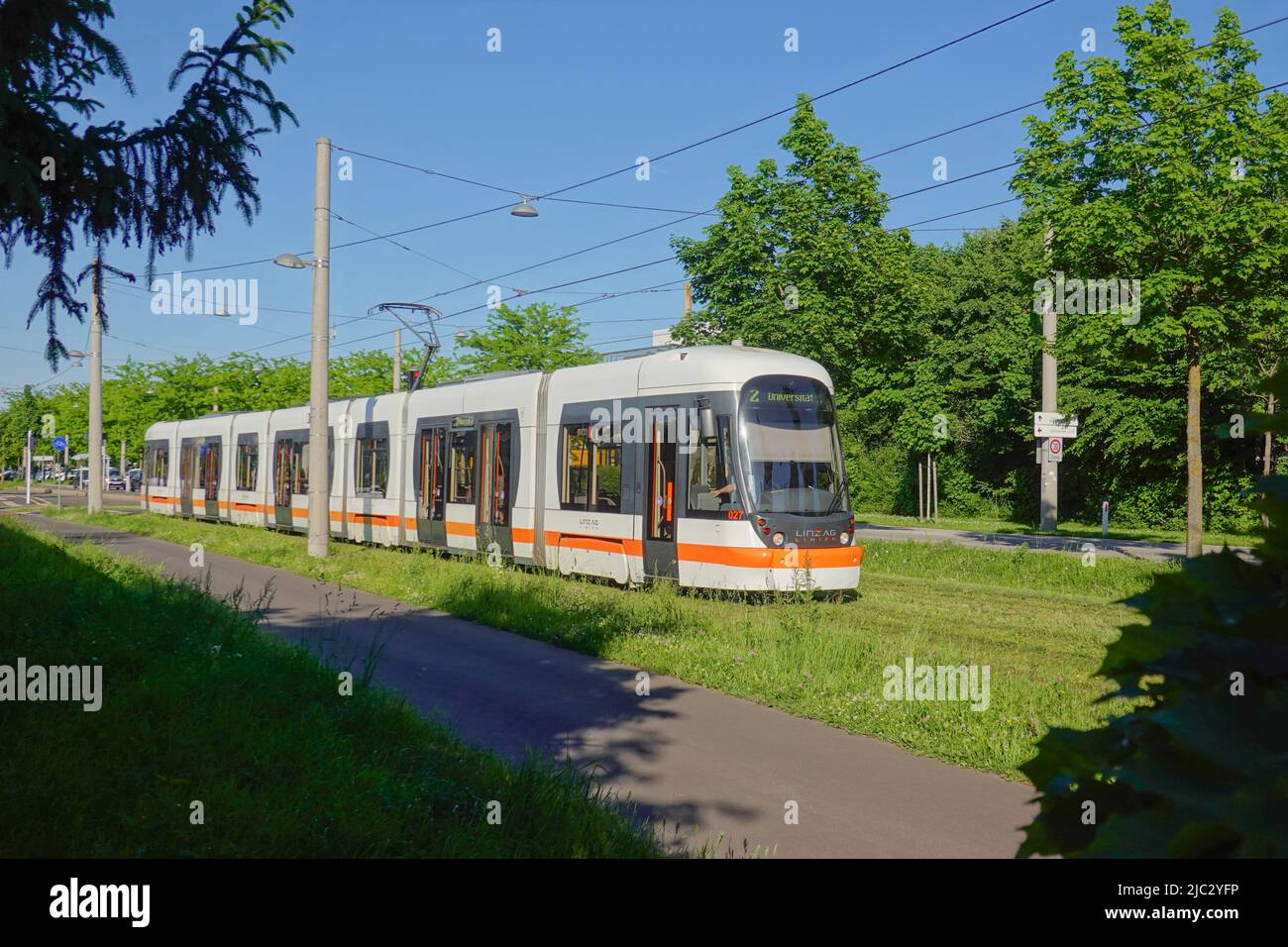 Linz, Straßenbahn // Linz, Tramway Stock Photo - Alamy
