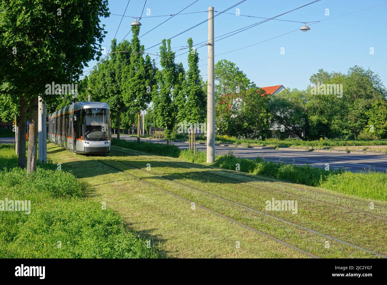 Linz, Straßenbahn // Linz, Tramway Stock Photo - Alamy