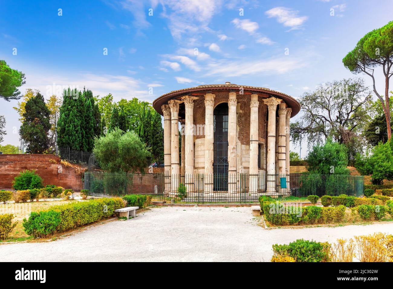 The Temple of Hercules Victor in Rome, Italy Stock Photo - Alamy