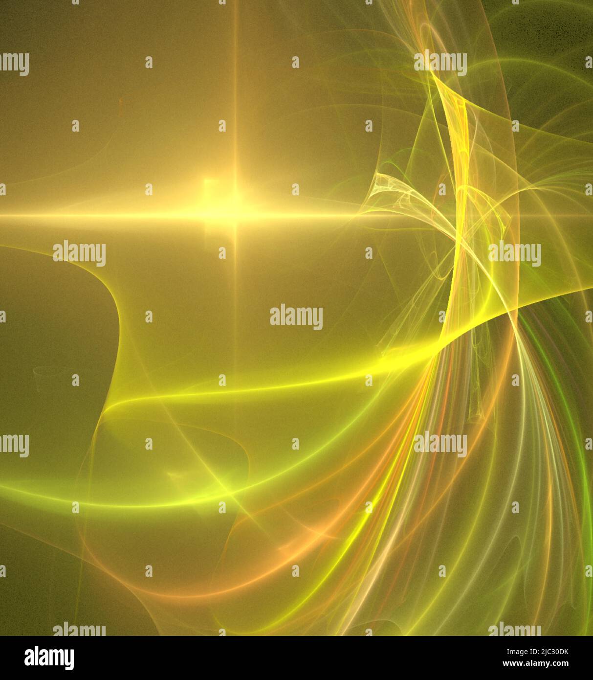 bright abstract linear background, yellow-orange digital drawing on ...