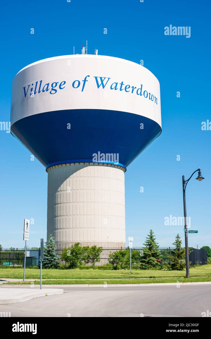 Waterdown Water Tower, Flamborough, Hamilton, ON Stock Photo - Alamy
