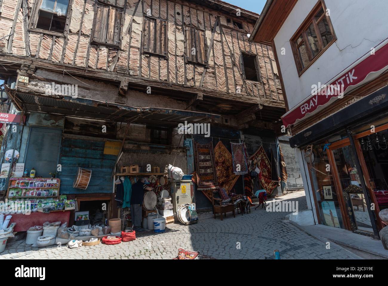 Ankara, Turkey. 06th June, 2022. A street market stall selling Turkish ...