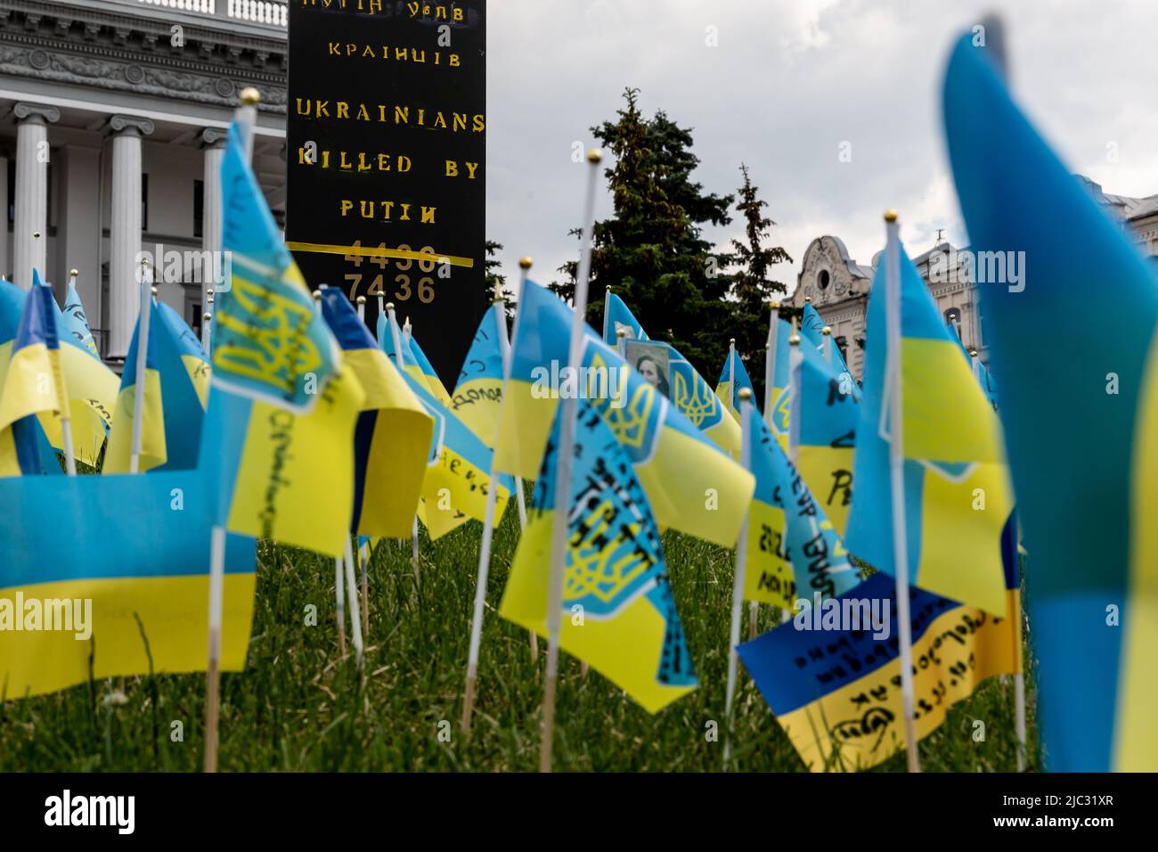 Federation square flags hi-res stock photography and images - Alamy