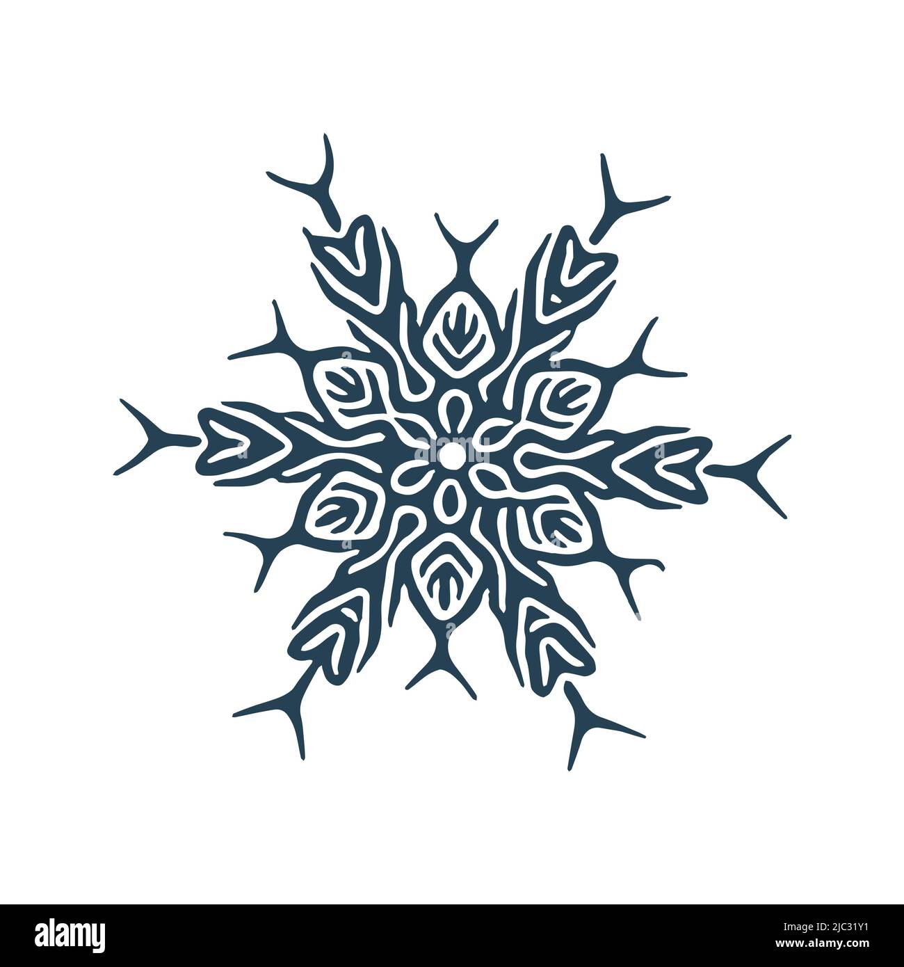 Christmas snowflake illustration vector motif. Masculine winter snow ...