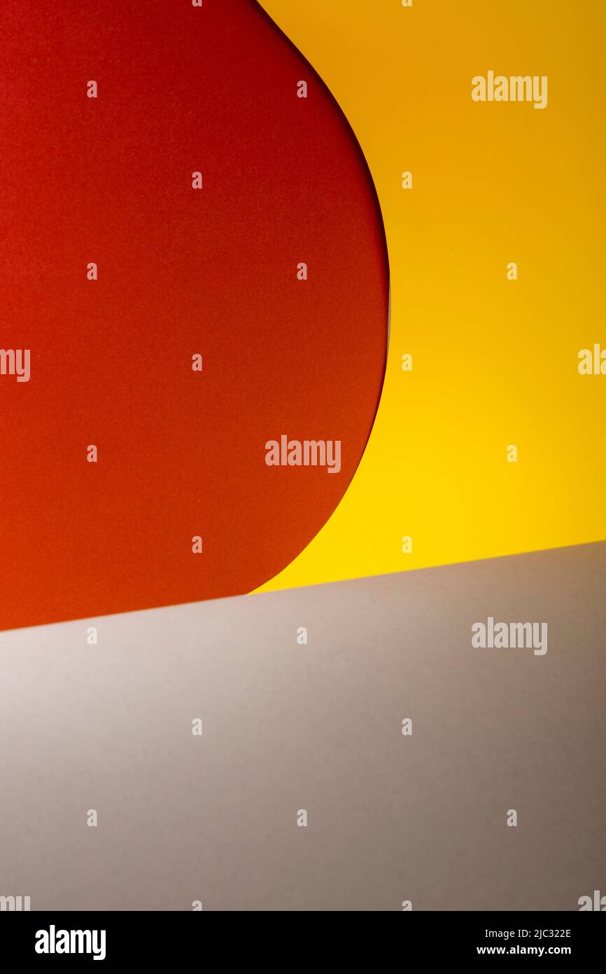 Abstract background of sheets of colored paper, for decoration, for ...