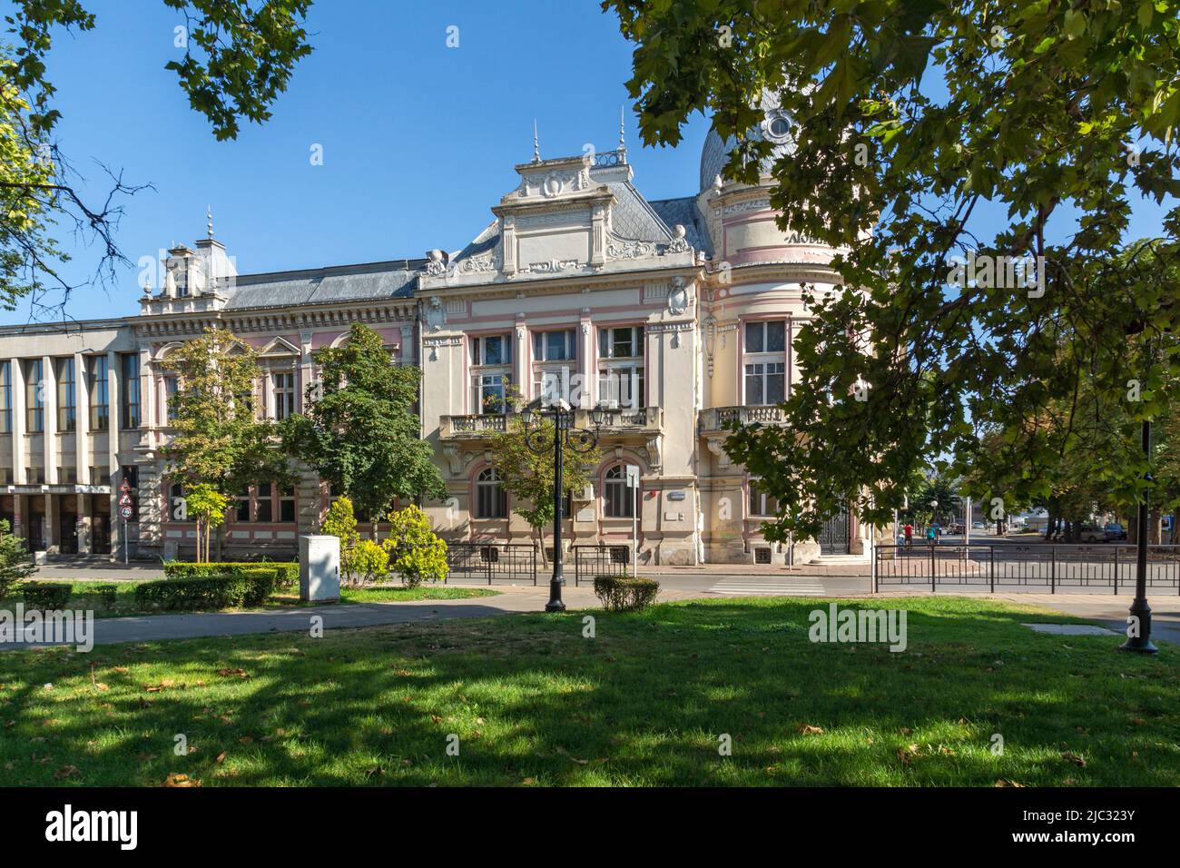 RUSE, BULGARIA - AUGUST 15, 2021: Kniaz Alexander Battenberg Square at ...
