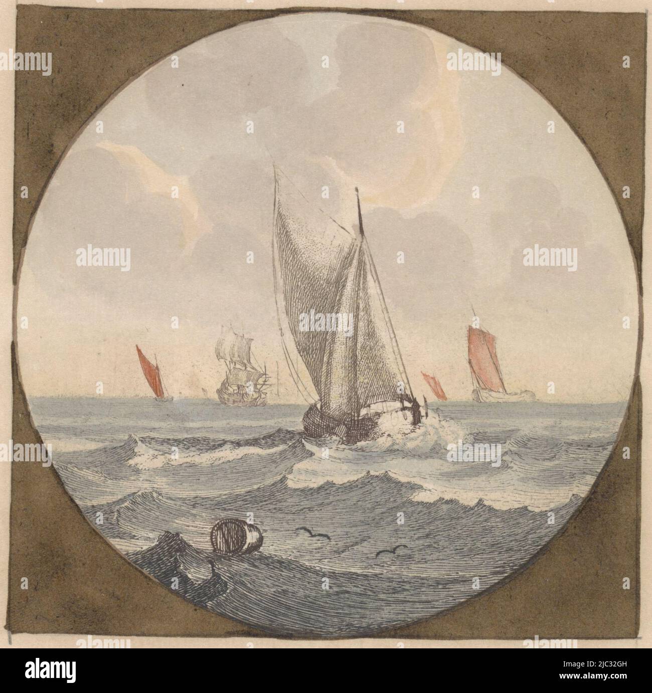 Horizon four sailing ships hi-res stock photography and images - Alamy