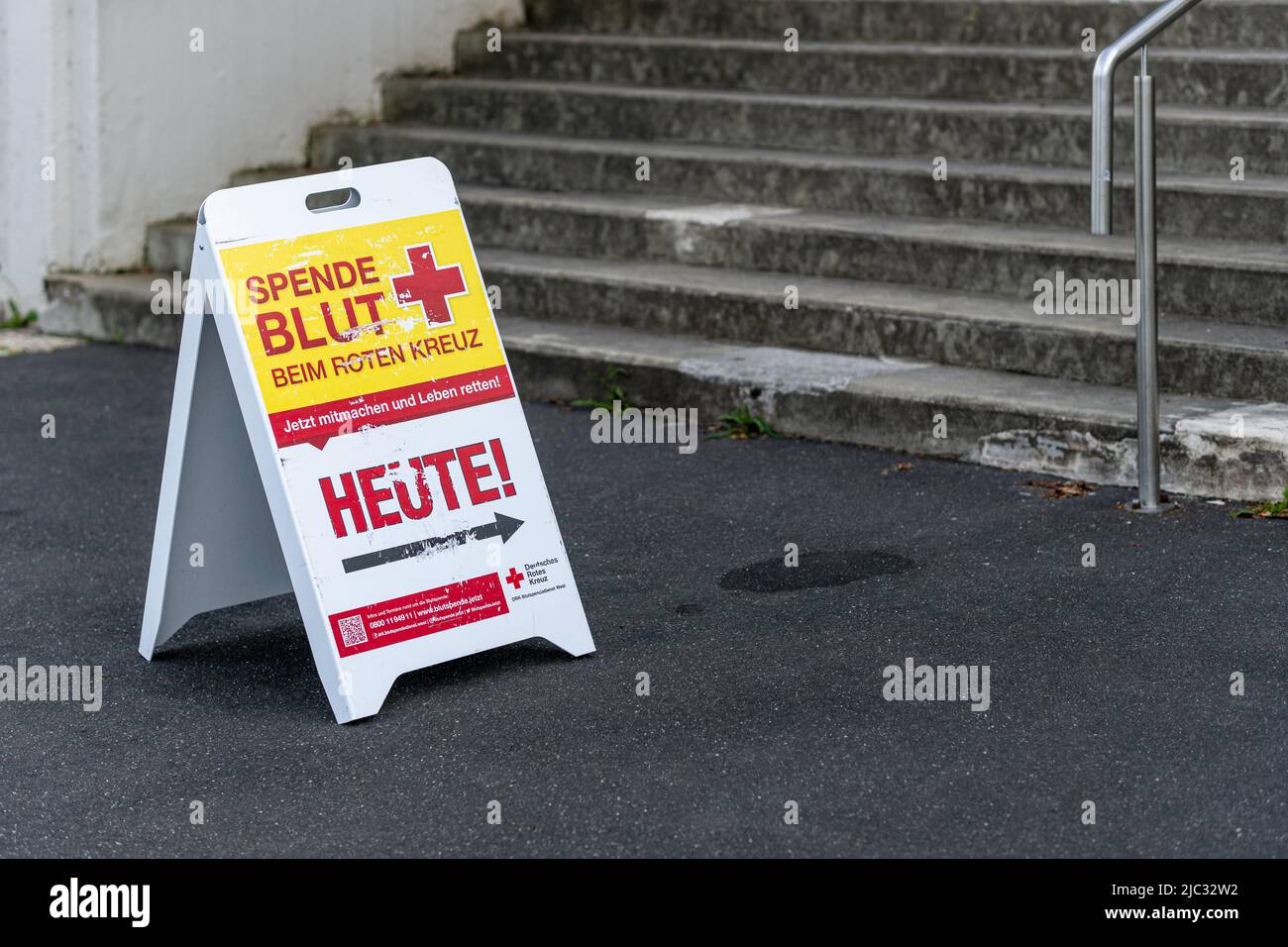 Bornheim, North Rhine-Westphalia, Germany - June 9, 2022: Sign with ...