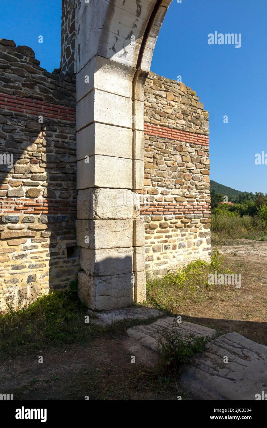 Ruins of Ancient Roman fort of Sostra near the village of Lomets ...