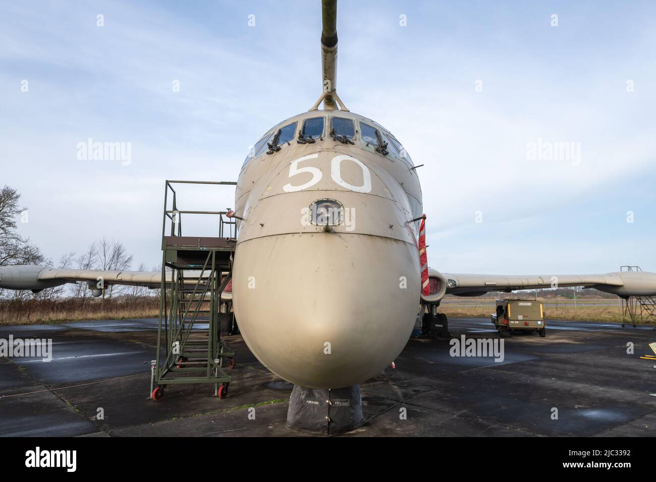 York.Yorkshire.United Kingdom.February 16th 2022.A Nimrod plane ...