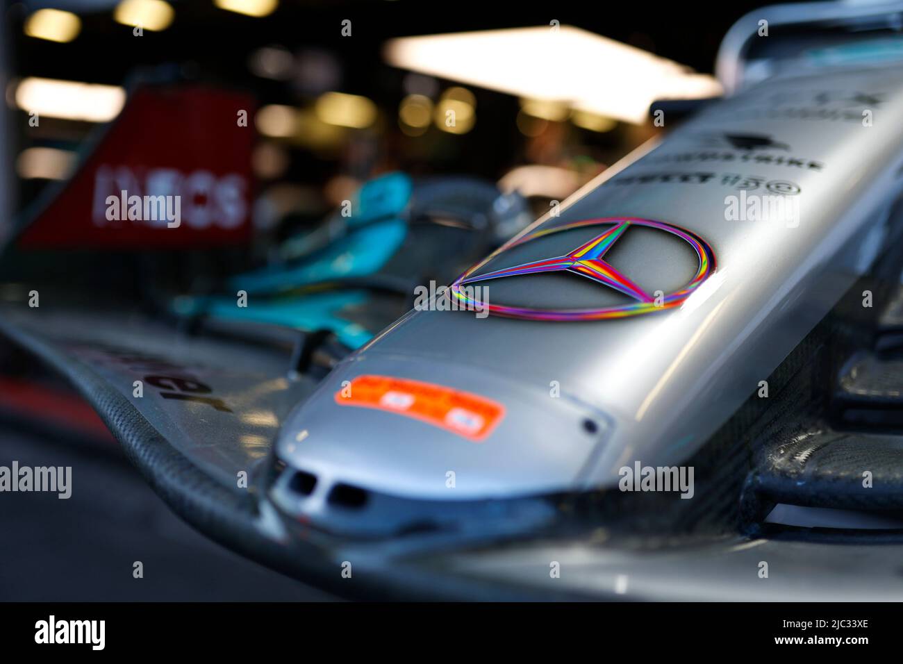 Mercedes f1 2022 front wing hi-res stock photography and images - Alamy