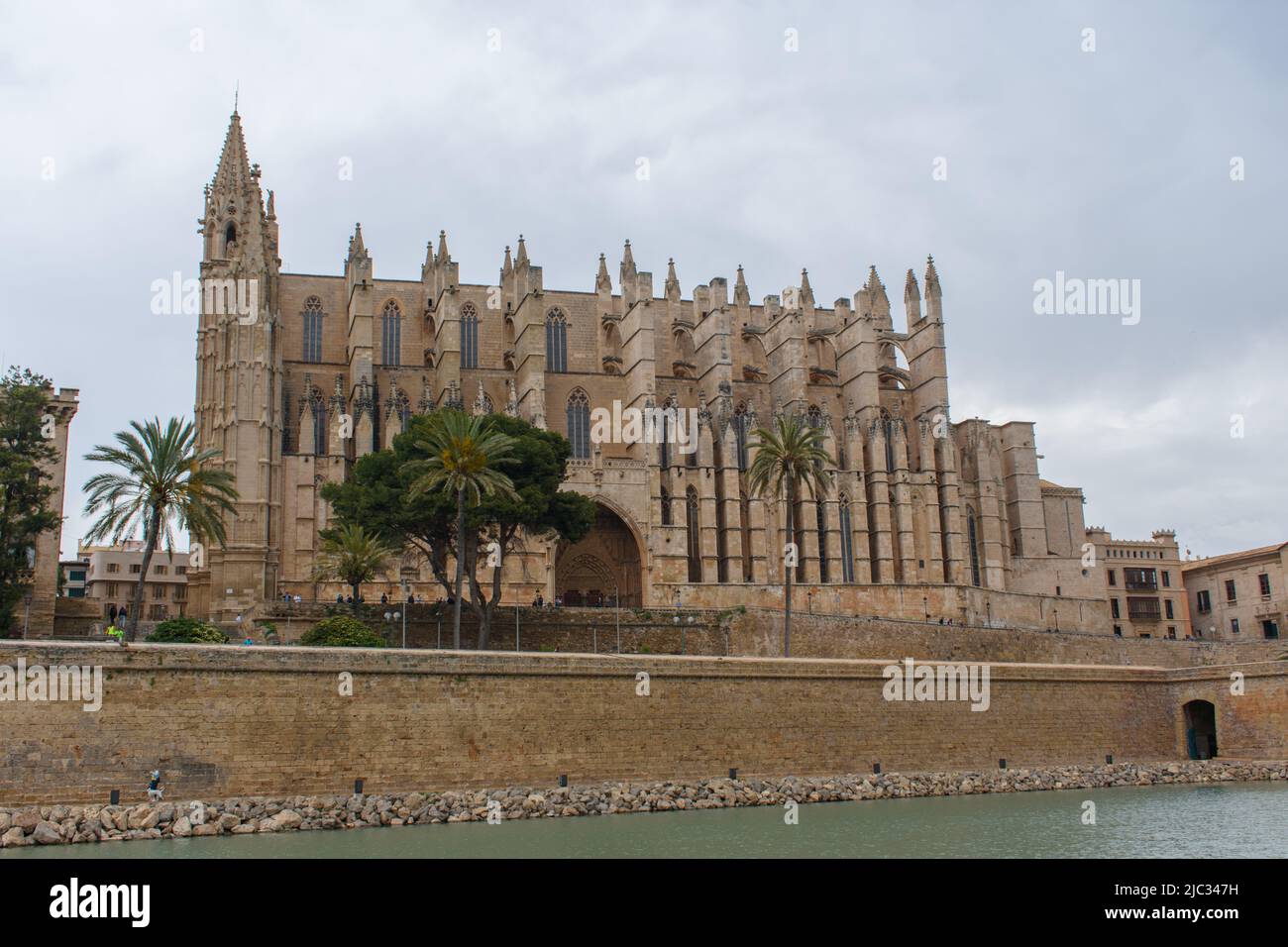 Historic Cathedral in Palma de Mallorca Stock Photo - Alamy