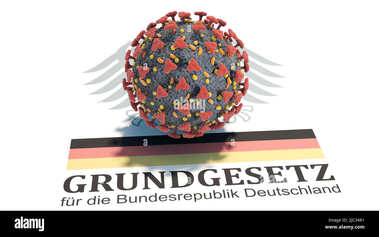 Corona and German constitution/Basic Law ("Grundgesetz" in German Stock ...