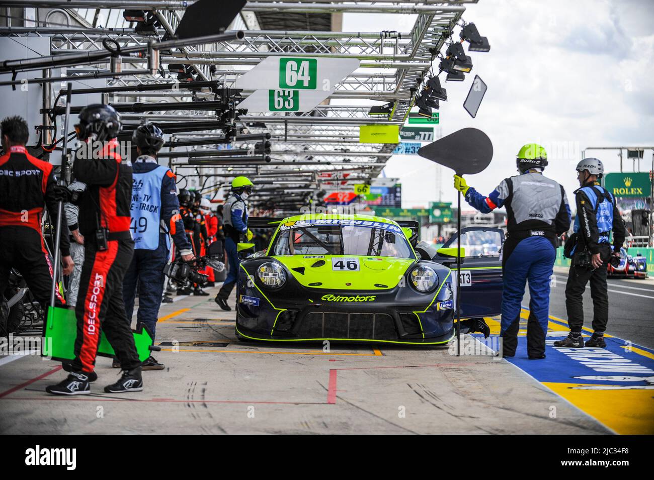 Le Mans, France. 09th June, 2022. 46 BUSNELLI Emanuele (ita), BABINI ...