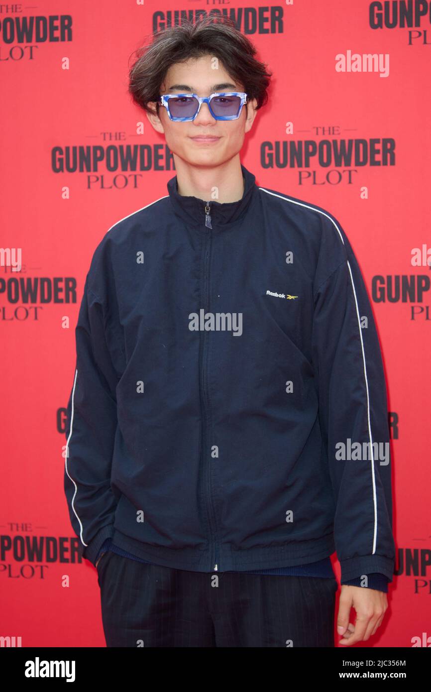 London, UK . 9 June, 2022 . William Gao pictured at the Gunpowder Plot ...
