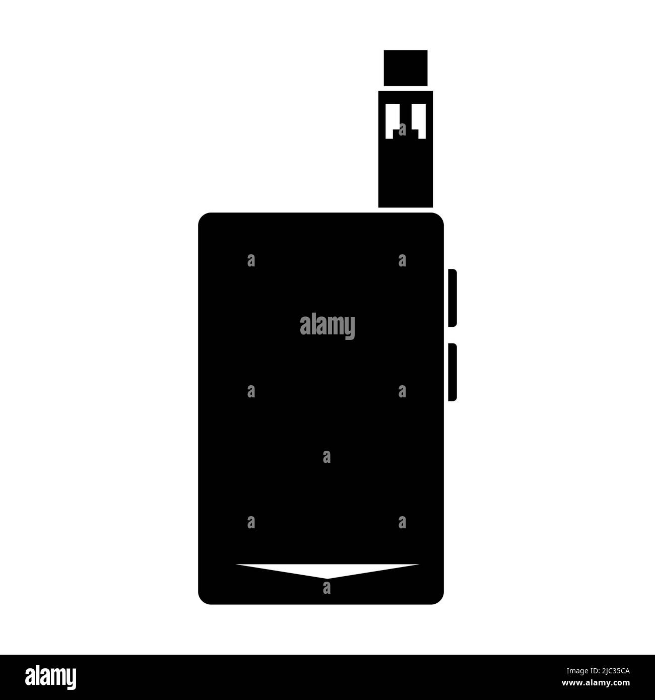 Vape icon. Electronic cigarette. Symbol for website design, logo, app ...