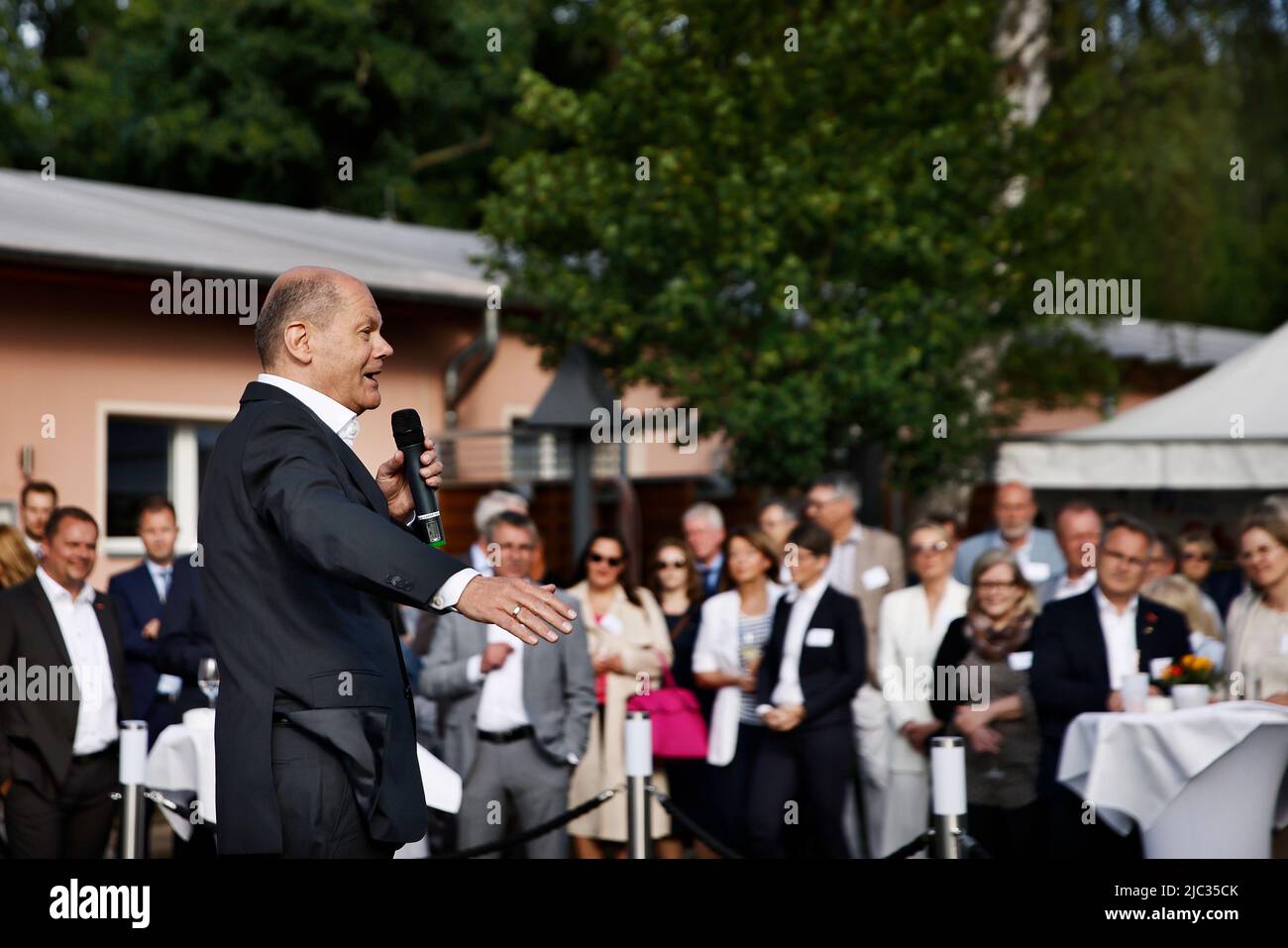 Schwielowsee, Germany. 09th June, 2022. Olaf Scholz (SPD), German ...