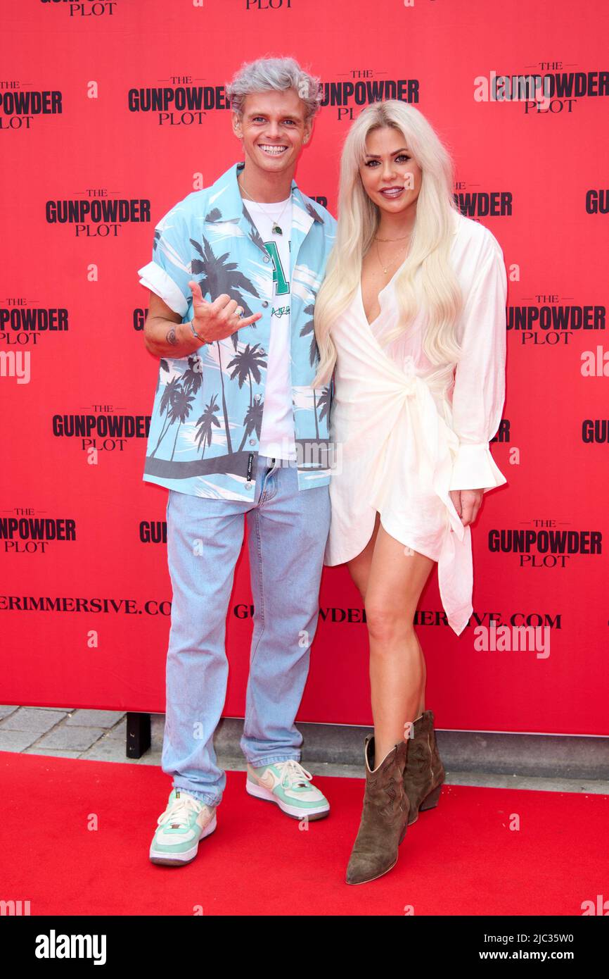 London, UK . 9 June, 2022 . Regan Gascoigne and Bianca Gascoigne ...