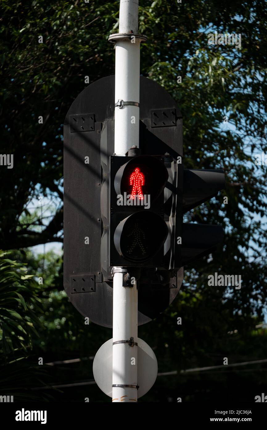 Train stop red signal hi-res stock photography and images - Alamy