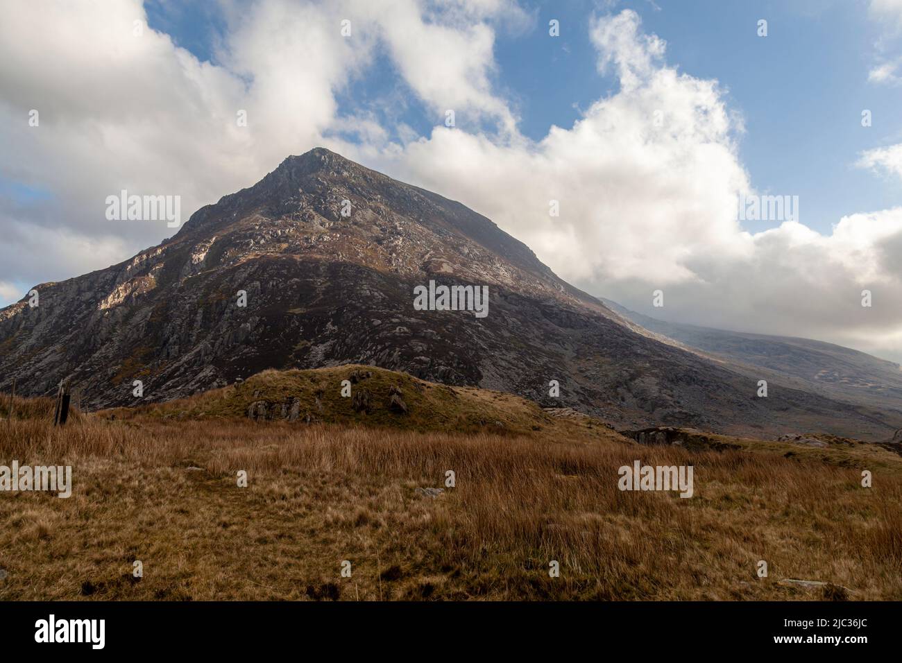 Pen Yr Ole Wen, Part of the Carneddau range viewed from the Flanks of ...