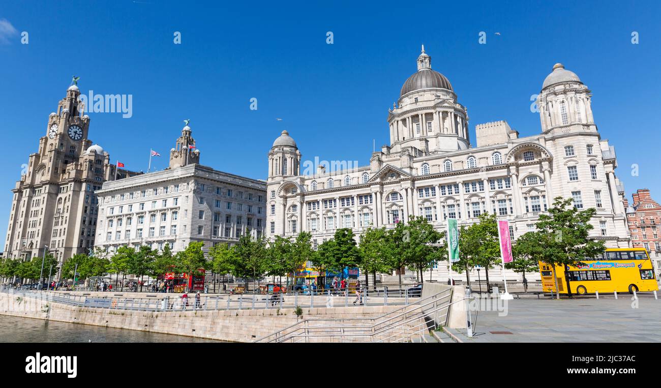 The Three Graces - Royal Liver Building, Cunard Building and Port of ...