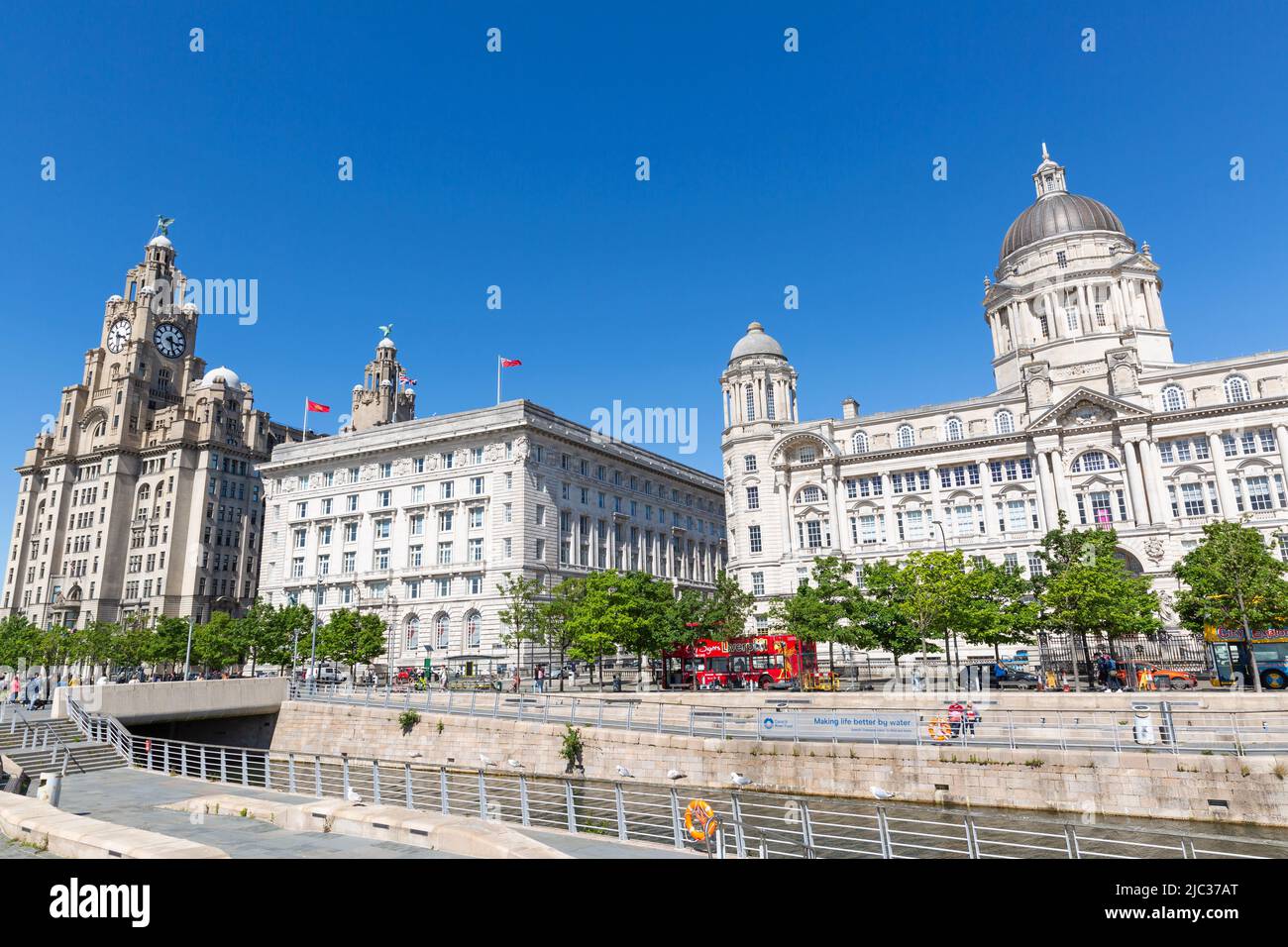The Three Graces - Royal Liver Building, Cunard Building and Port of ...