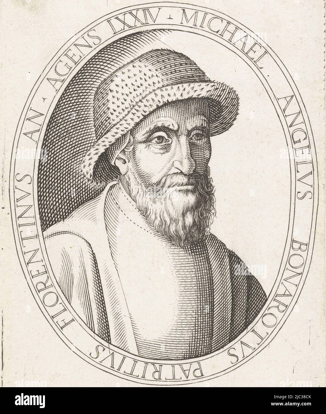 Portrait of Michael Angelo Buonarroti, better known as the painter ...