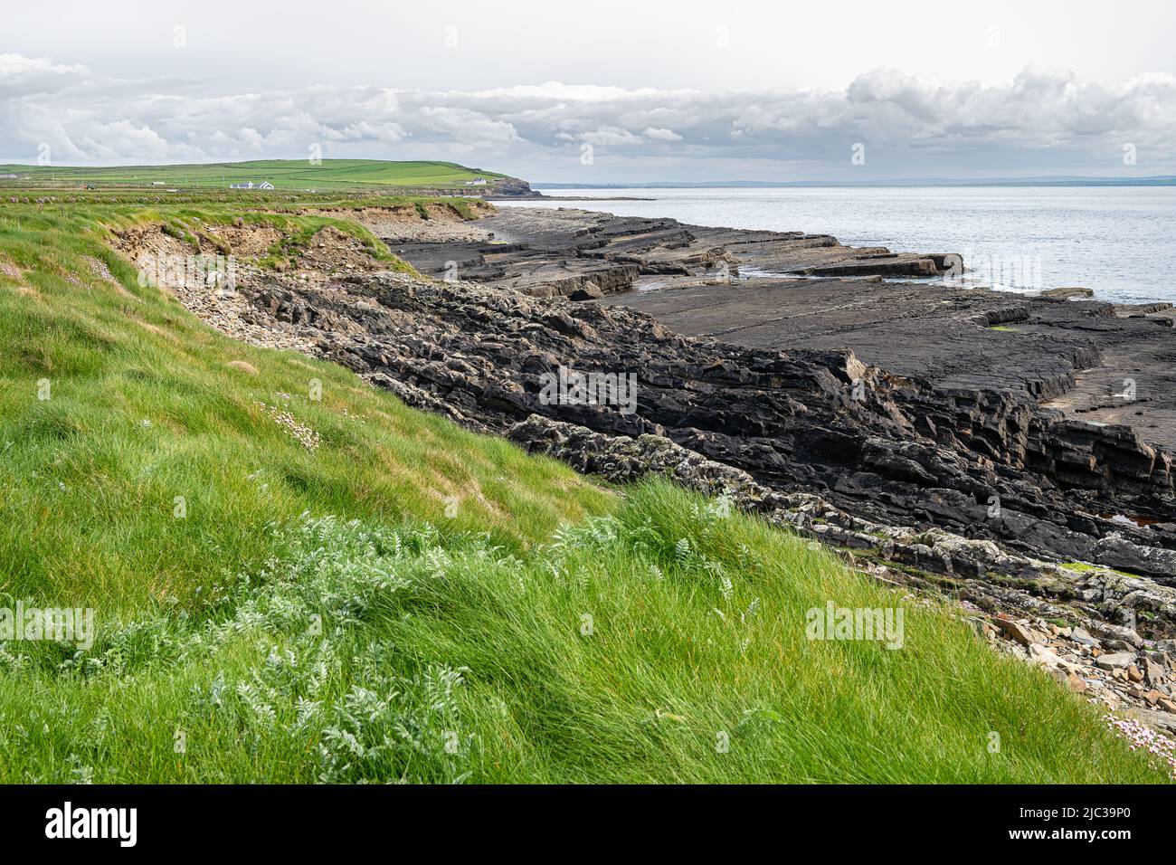 The Coastline of County Clare and Kilbaha, Ireland Stock Photo - Alamy