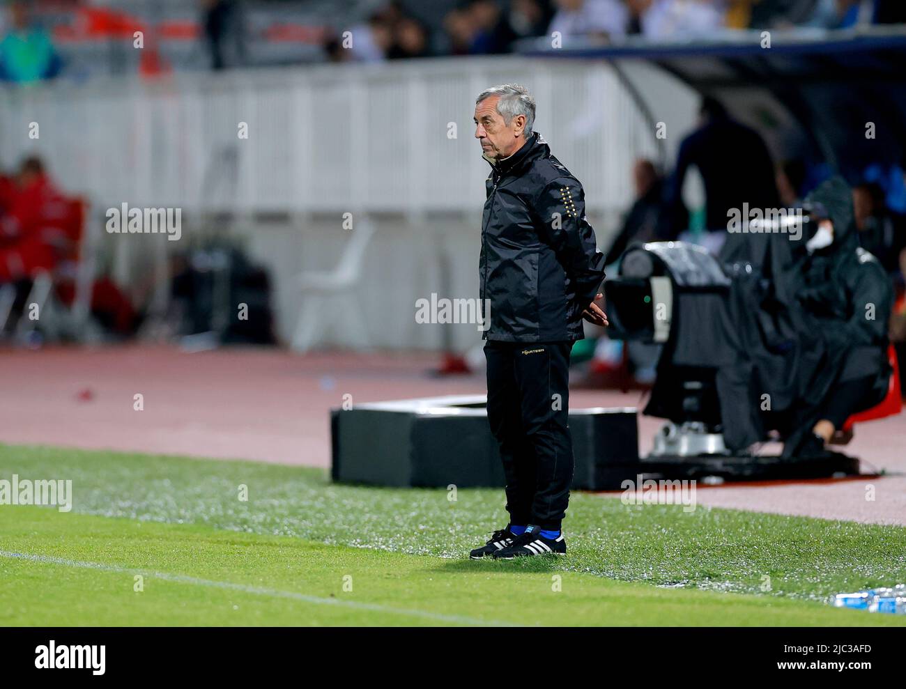 Kosovo manager Alain Giresse during the UEFA Nations League match at ...