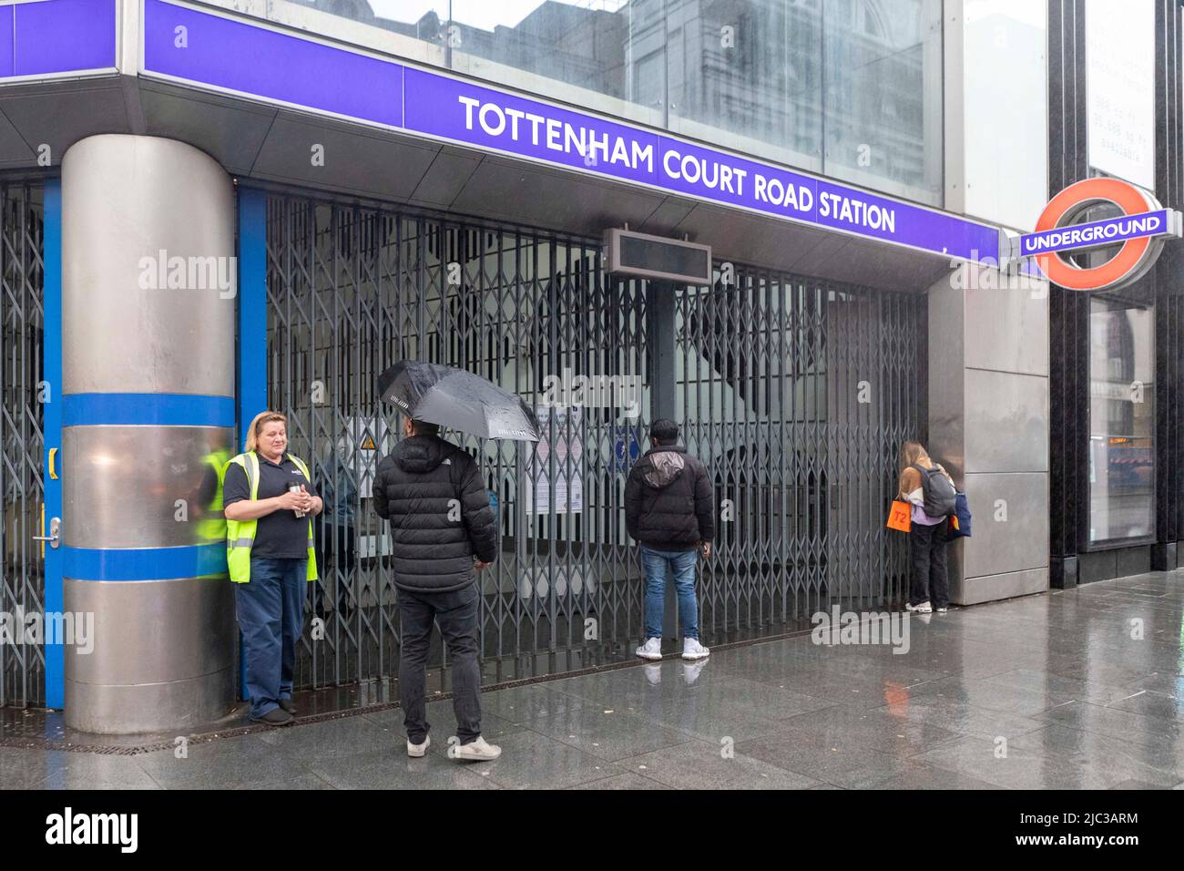 A major tube strike is led by members of the Rail, Maritime and ...