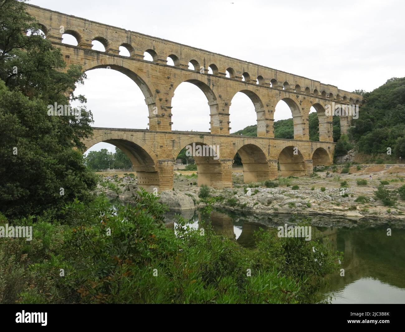 Pont du Gard is a UNESCO World Heritage Site where the aqueduct of ...