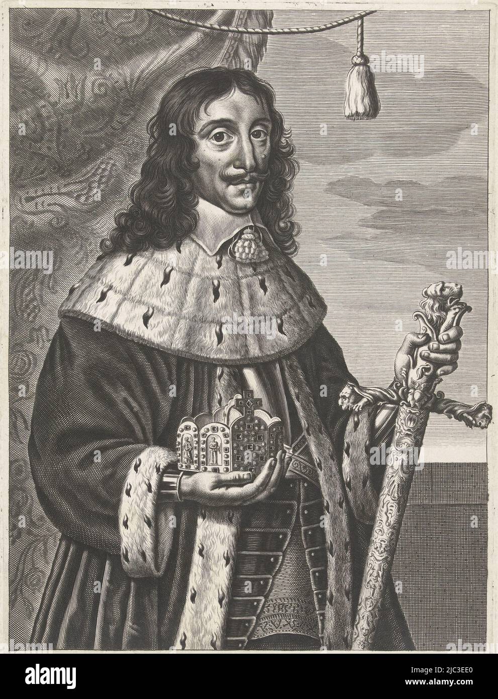 Ermine robe hi-res stock photography and images - Alamy