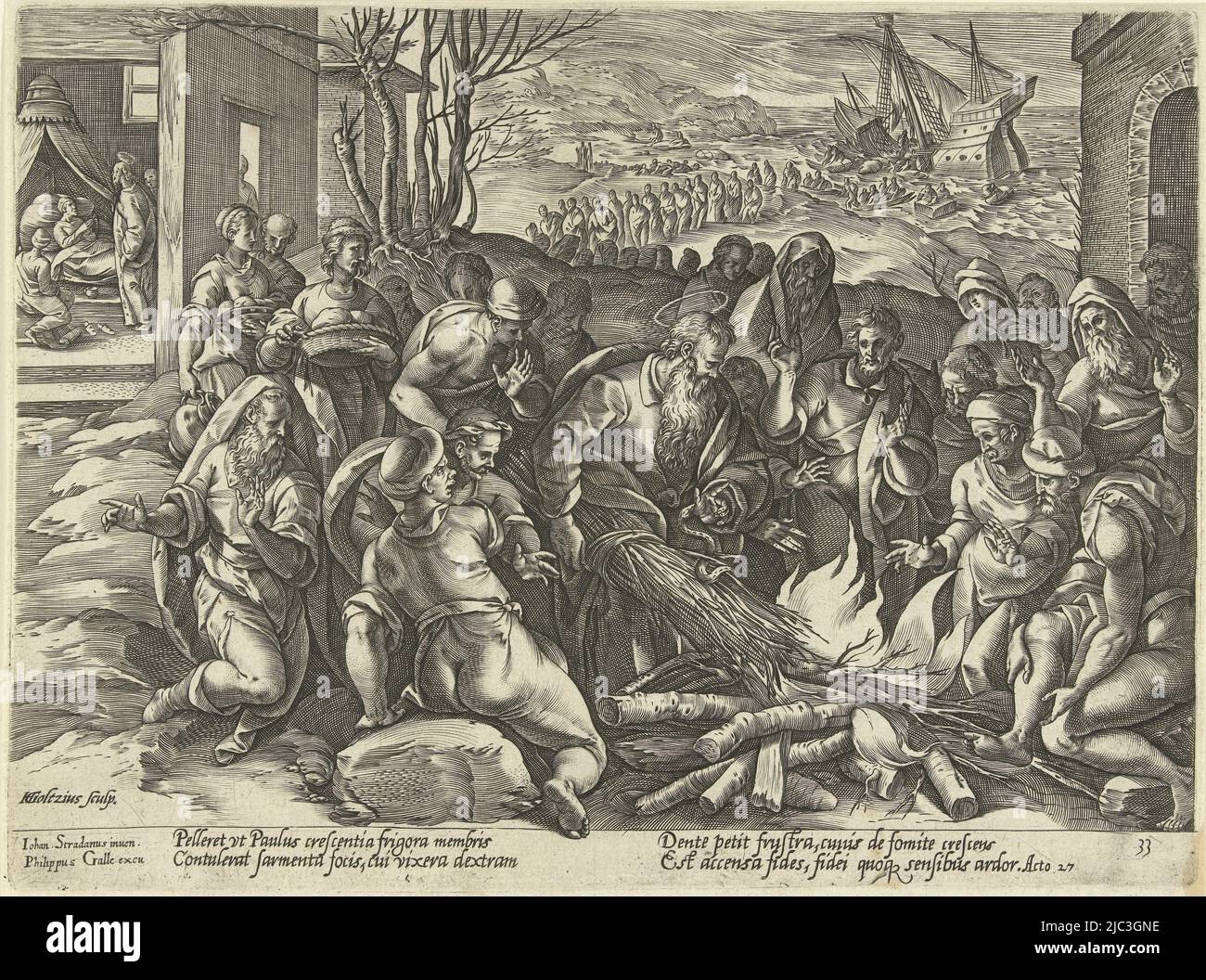 Paul is bitten by a snake while trying to throw a bunch of wood on a ...