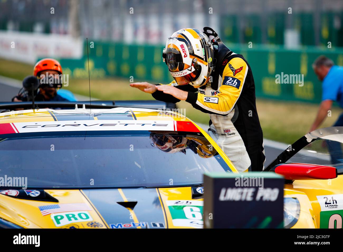 TANDY Nick (gbr), Corvette Racing, Chevrolet Corvette C8.R, portrait ...