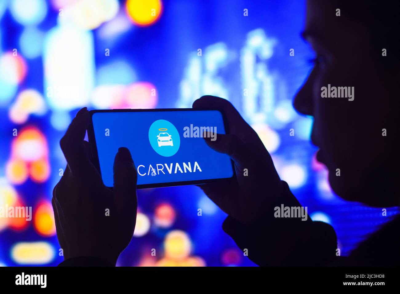 Carvana logo hi-res stock photography and images - Alamy
