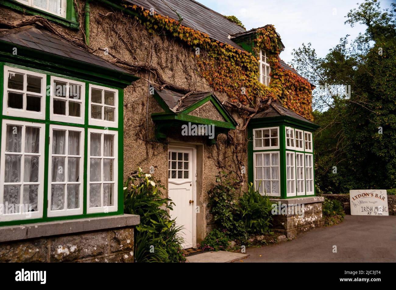 Irish cottage in Cong, Ireland Stock Photo - Alamy