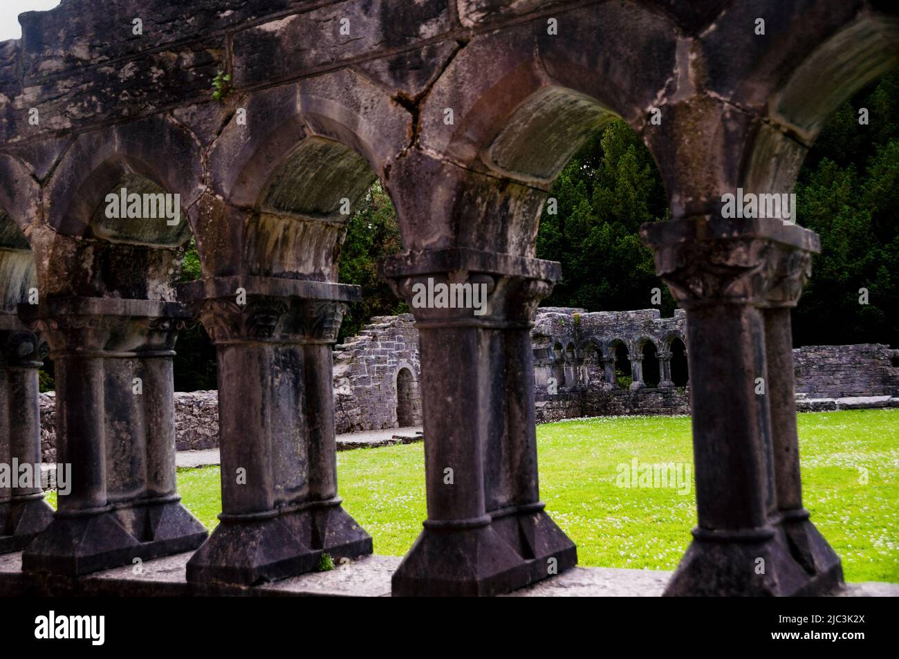 Irish gothic cloisters hi-res stock photography and images - Alamy