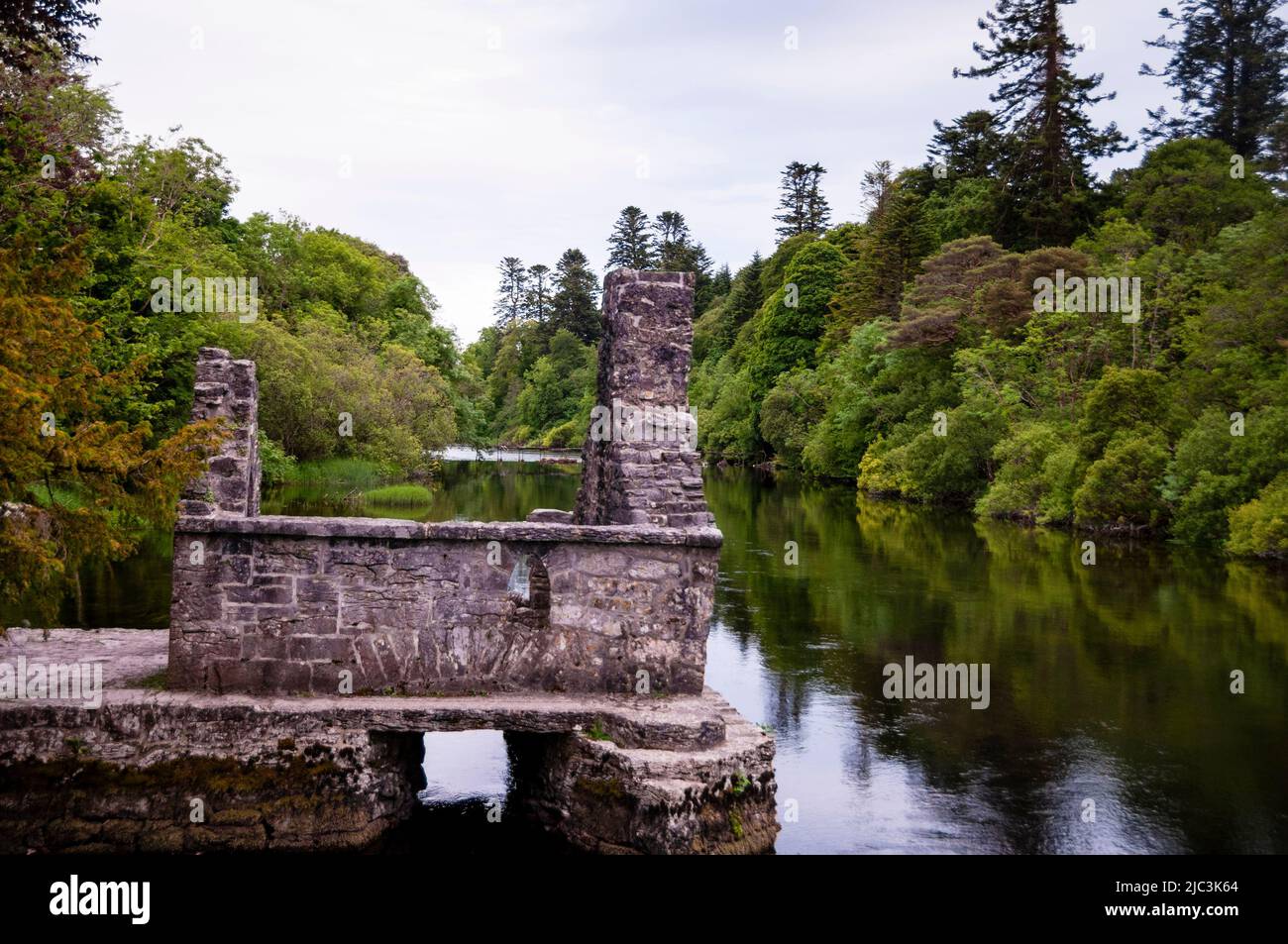 Early Gothic Monks Fishing House in Cong, Ireland Stock Photo - Alamy