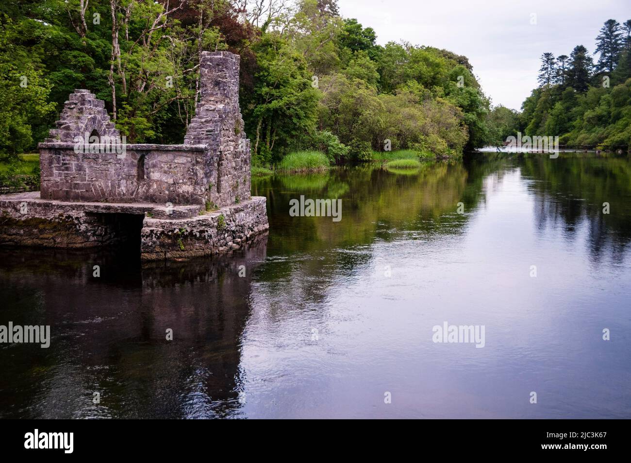 Early Gothic Monks Fishing House in Cong, Ireland Stock Photo - Alamy