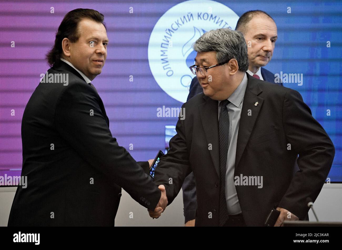 Meeting of the Executive Committee of the Russian Olympic Committee in ...