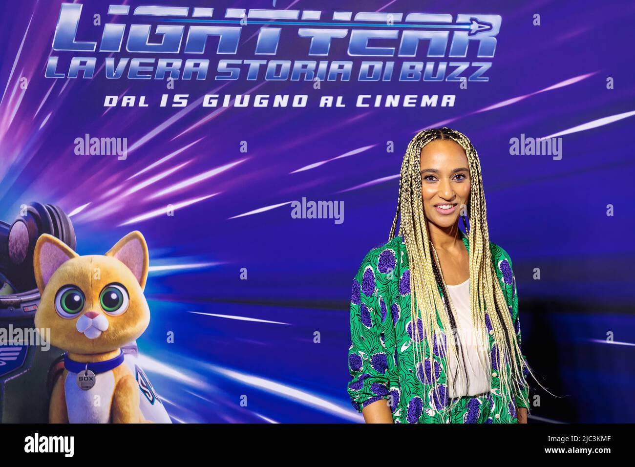 Roma, Italy. 09th June, 2022. Esther Elisha during the presentation of ...