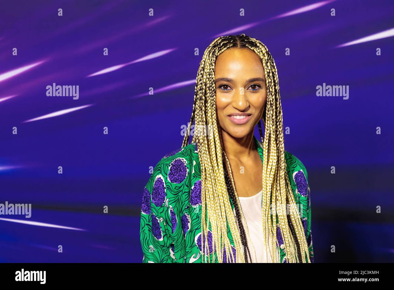 Roma, Italy. 09th June, 2022. Esther Elisha during the presentation of ...