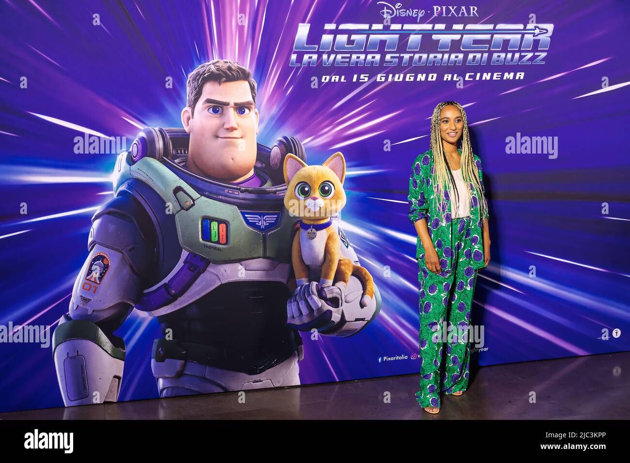 Roma, Italy. 09th June, 2022. Esther Elisha during the presentation of ...