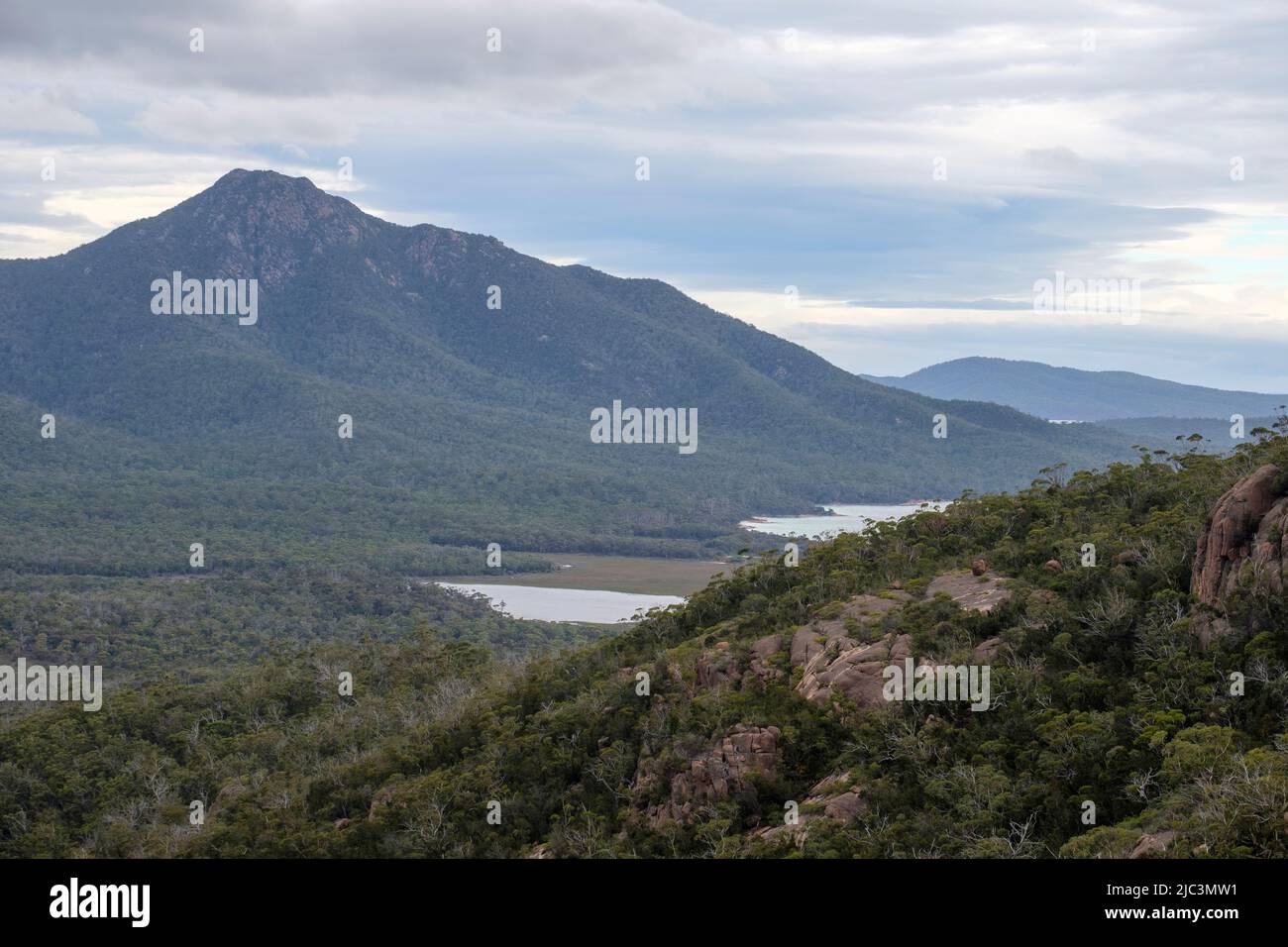 Wineglass Bay Lookout walk Stock Photo - Alamy