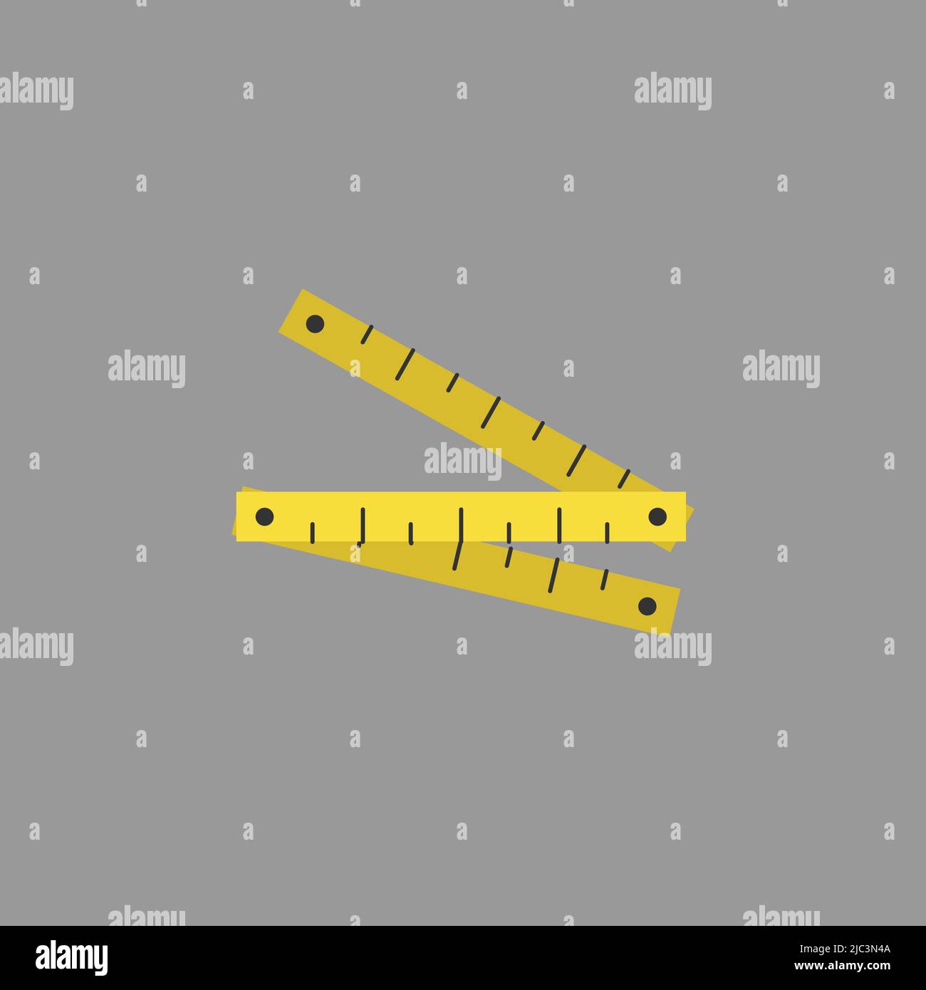 Meter Icon. Construction Concept Cartoon. - Vector Stock Vector Image ...
