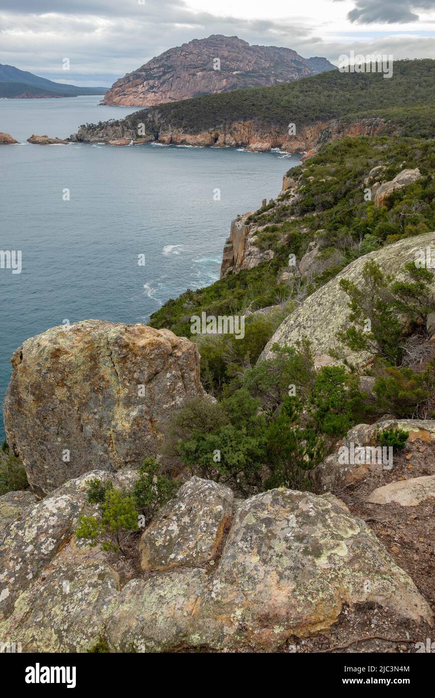 Cape Tourville Lighthouse walk Stock Photo - Alamy
